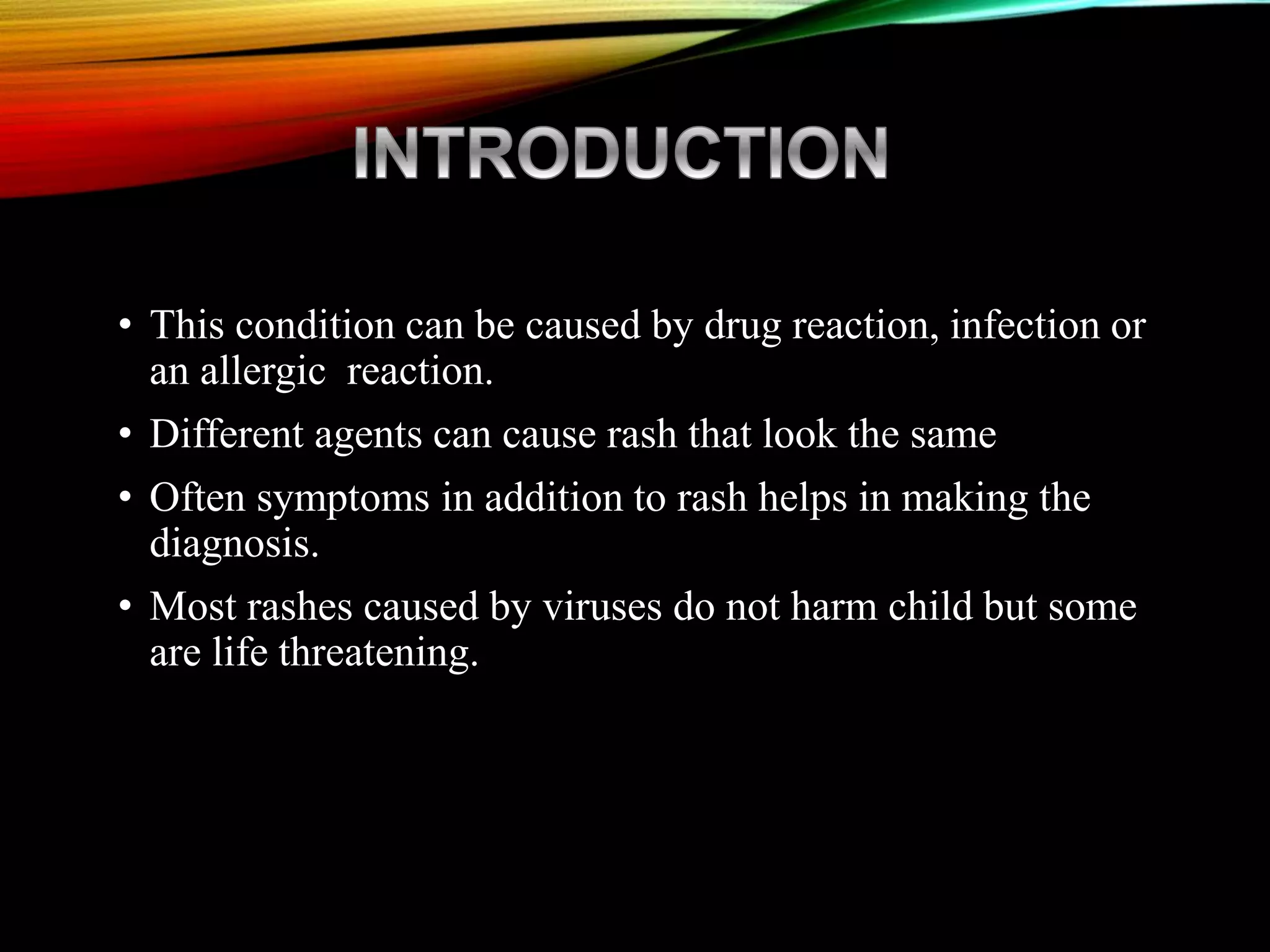 Approach to a child with fever and rash | PPTX