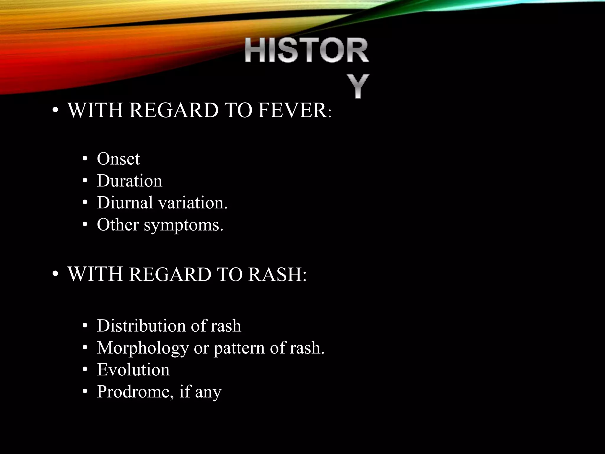 Approach to a child with fever and rash | PPTX