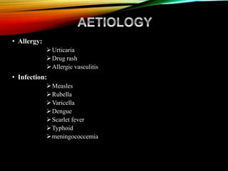 Approach to a child with fever and rash | PPTX