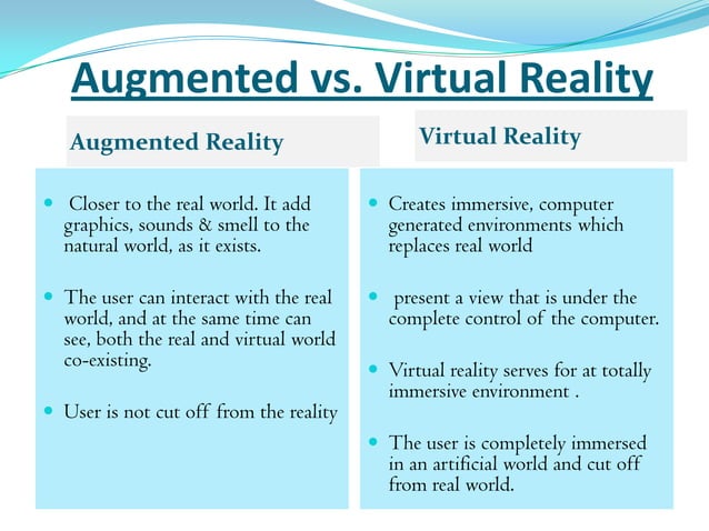 Augmented Reality & Applications | PPTX