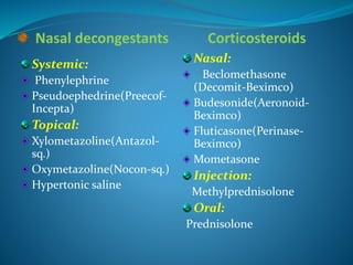 Allergic rhinitis | PPTX | Lung and Respiratory Health | Diseases and ...