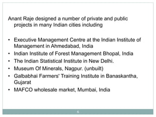 Ar.Ananth raje | PPTX