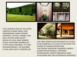 B.V..DOSHI'S WORKS | PPTX