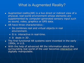Augmented reality | PPT