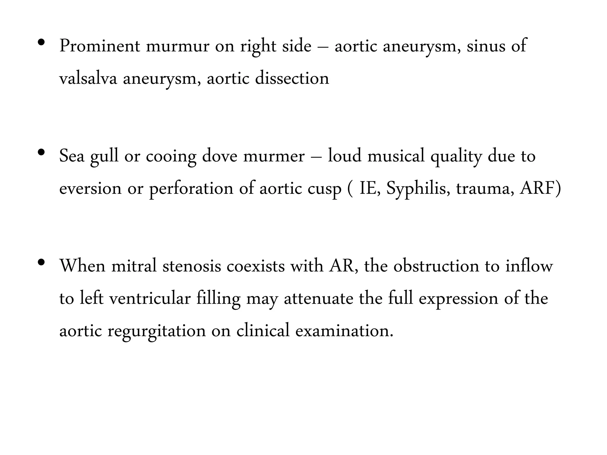 Pathophysiology of aortic regurgitation and management | PPTX
