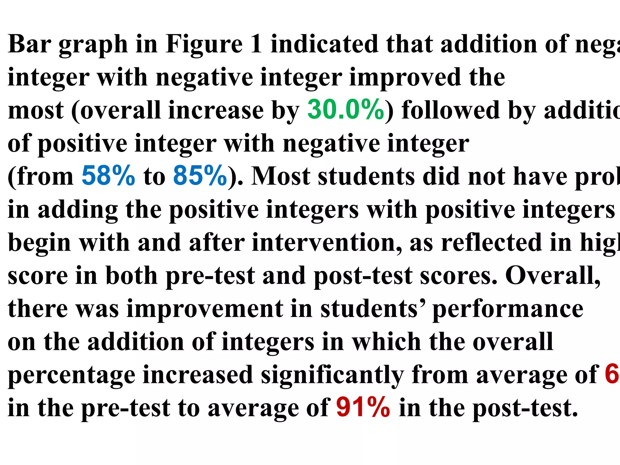 Action Research on Math Integers chapter Grade 7 | PPT