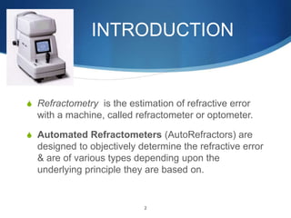 Automatic Refractometer and it's principles | PPTX