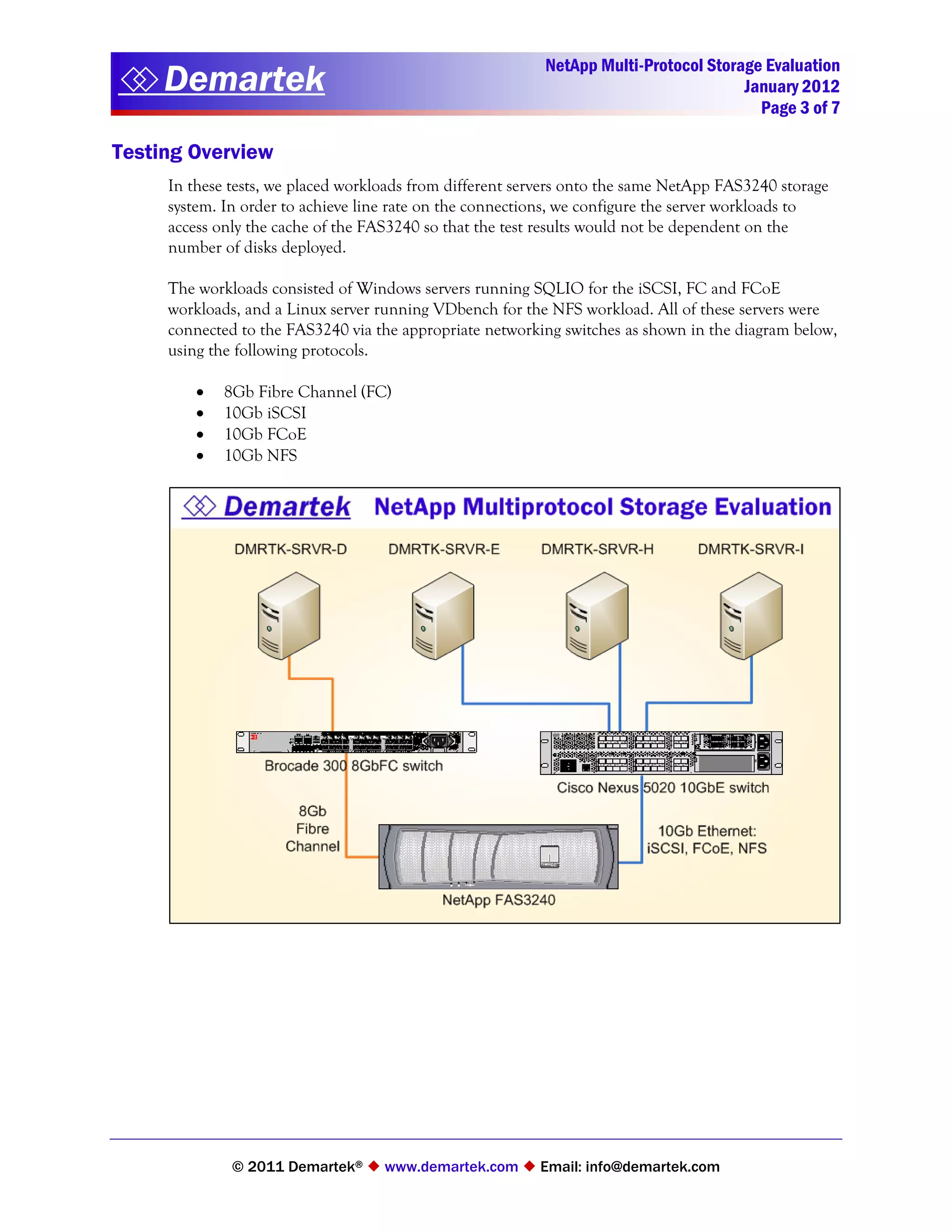 NetApp Multi-Protocol Storage Evaluation | PDF