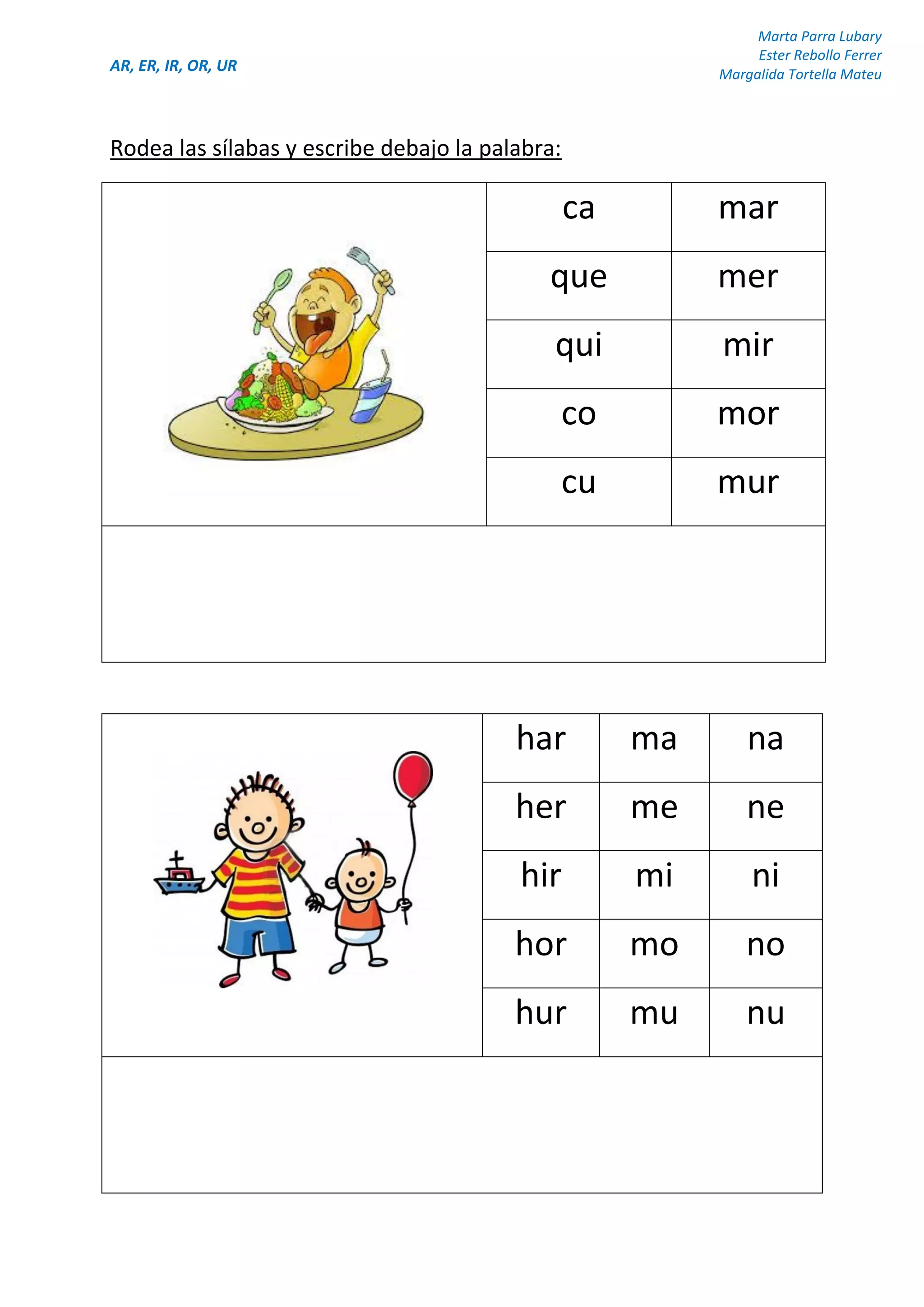 Ar er-ir-or-ur-imprenta | PDF