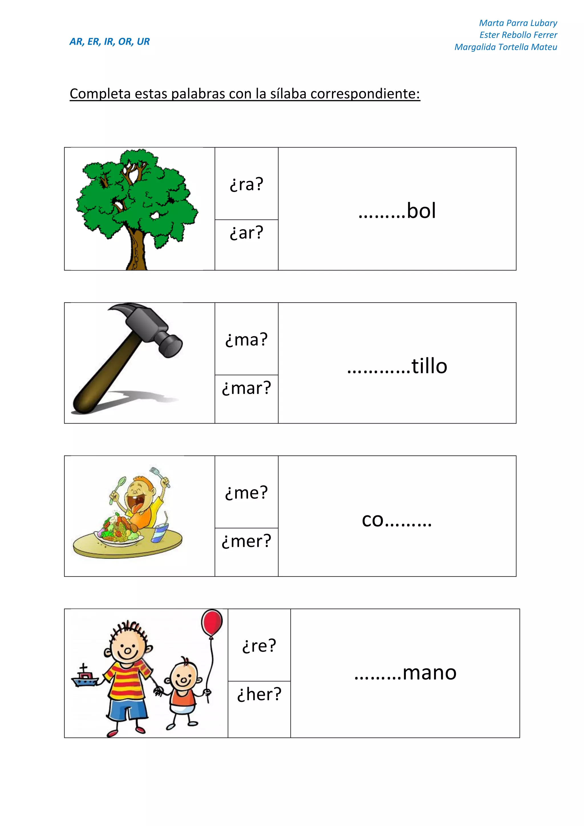Ar er-ir-or-ur-imprenta | PDF
