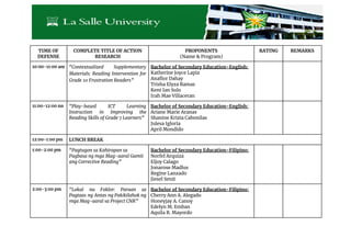 AR-Final-Defense-Schedule-2.pdfKMKKNKNKNK | PPT