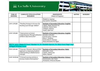 AR-Final-Defense-Schedule-2.pdfKMKKNKNKNK | PPT