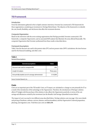 The Total Economic Impact of NetApp MetroCluster | PDF