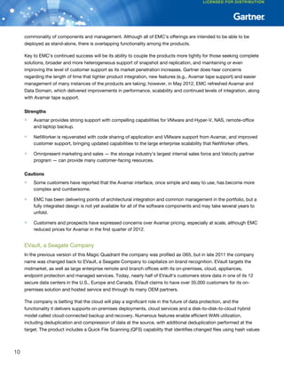 Magic Quadrant For Enterprise Backup/Recovery Software | PDF
