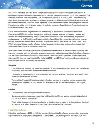 Magic Quadrant For Enterprise Backup/Recovery Software | PDF