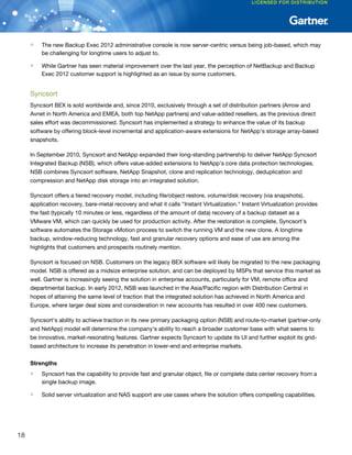 Magic Quadrant For Enterprise Backup/Recovery Software | PDF