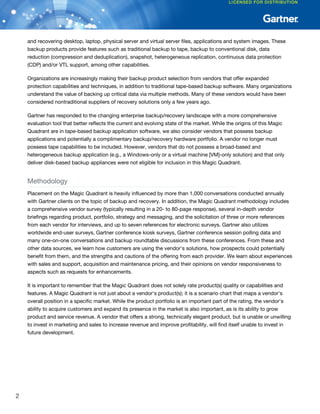 Magic Quadrant For Enterprise Backup/Recovery Software | PDF