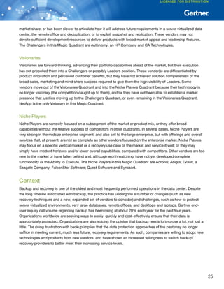 Magic Quadrant For Enterprise Backup/Recovery Software | PDF