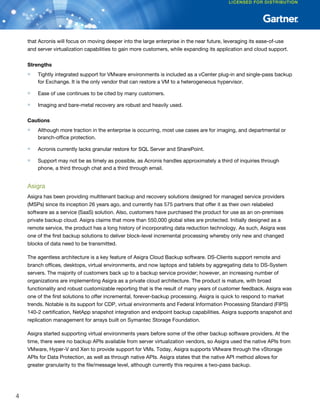 Magic Quadrant For Enterprise Backup/Recovery Software | PDF
