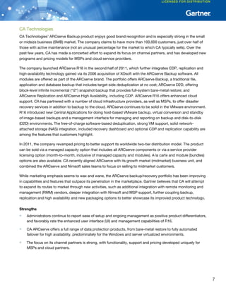 Magic Quadrant For Enterprise Backup/Recovery Software | PDF