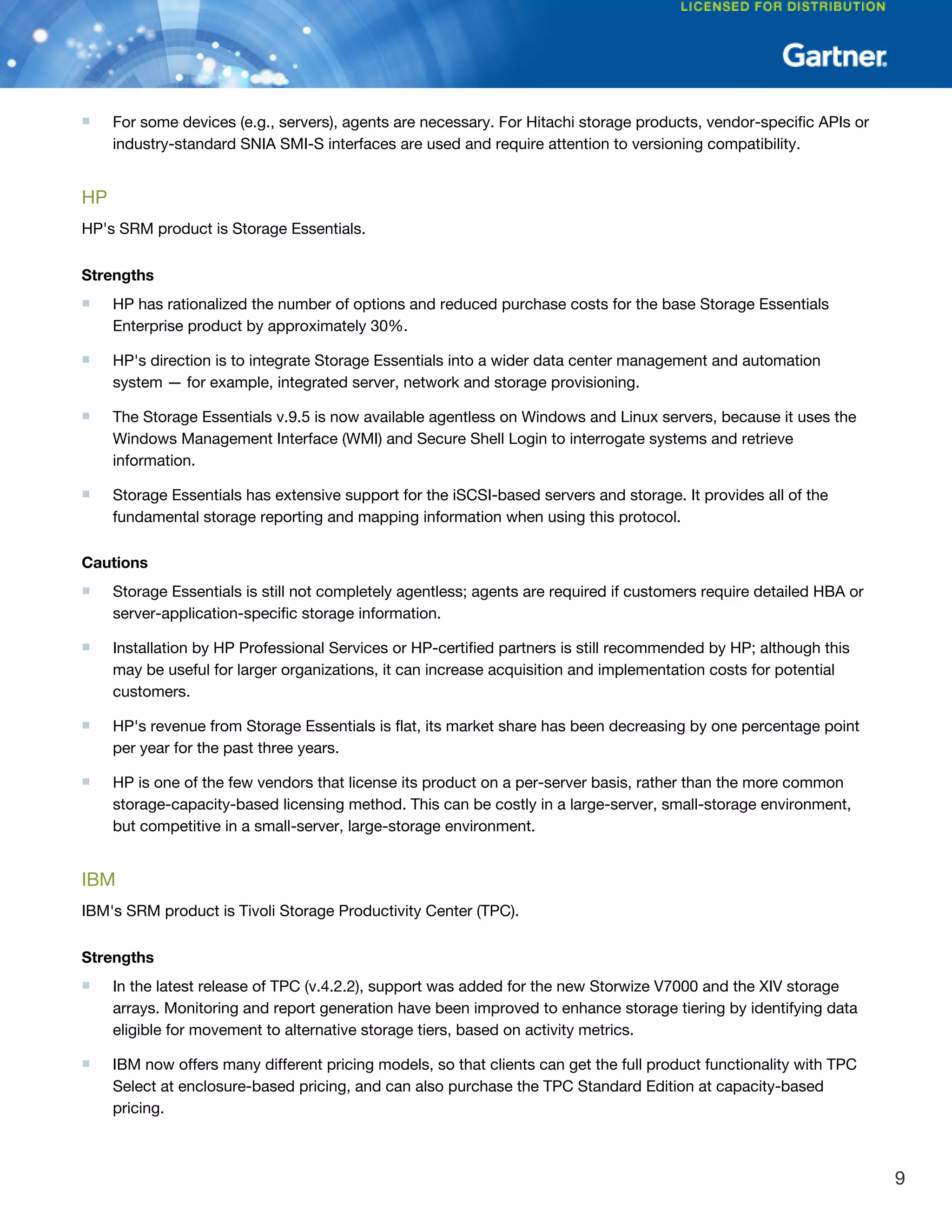 Magic Quadrant for Storage Resource Management and SAN Management ...