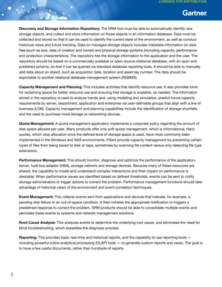 Magic Quadrant for Storage Resource Management and SAN Management ...