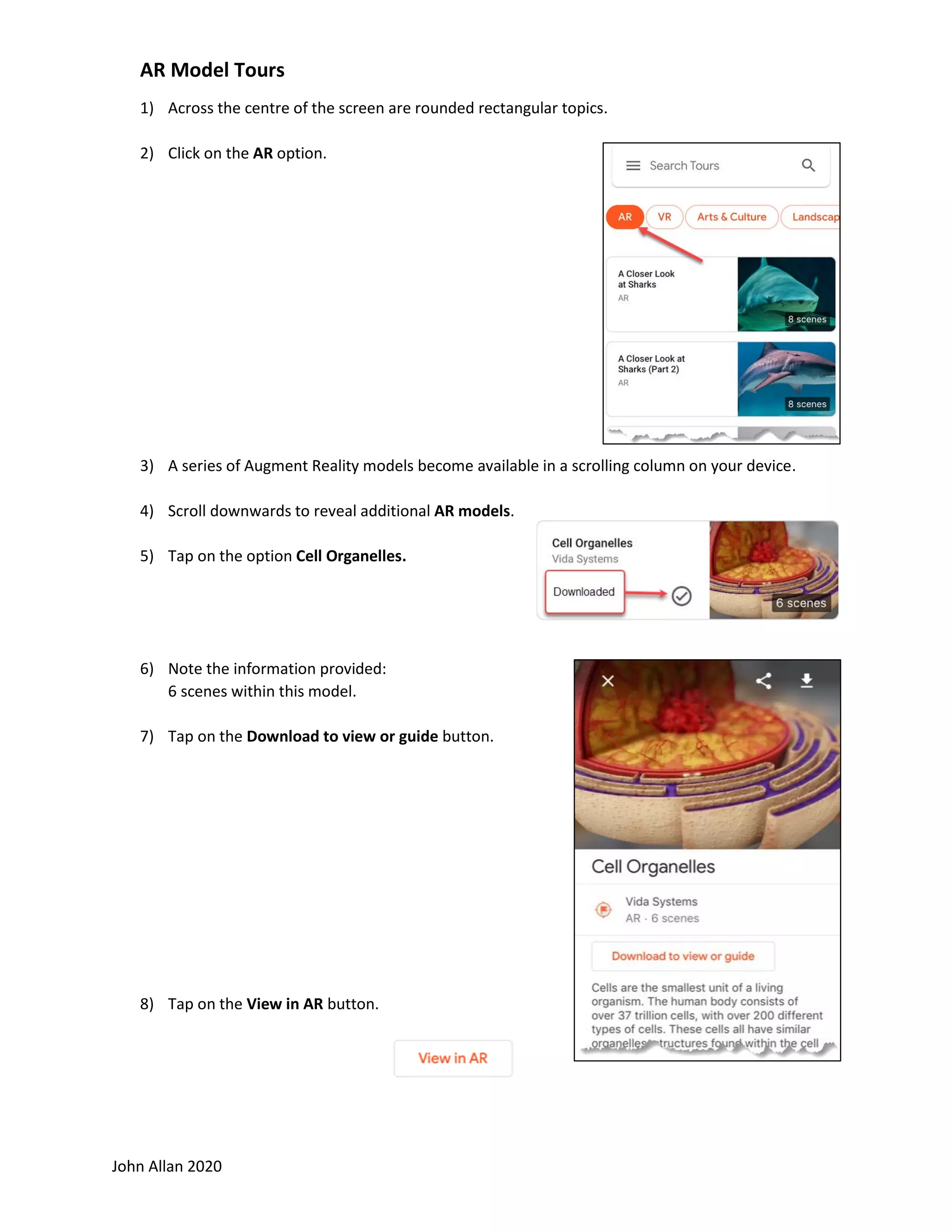 First Try Google Expeditions Augmented Reality | PDF