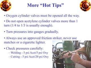 Ar oxygen-acetylene use and safety | PDF