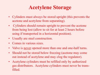 Ar oxygen-acetylene use and safety | PDF
