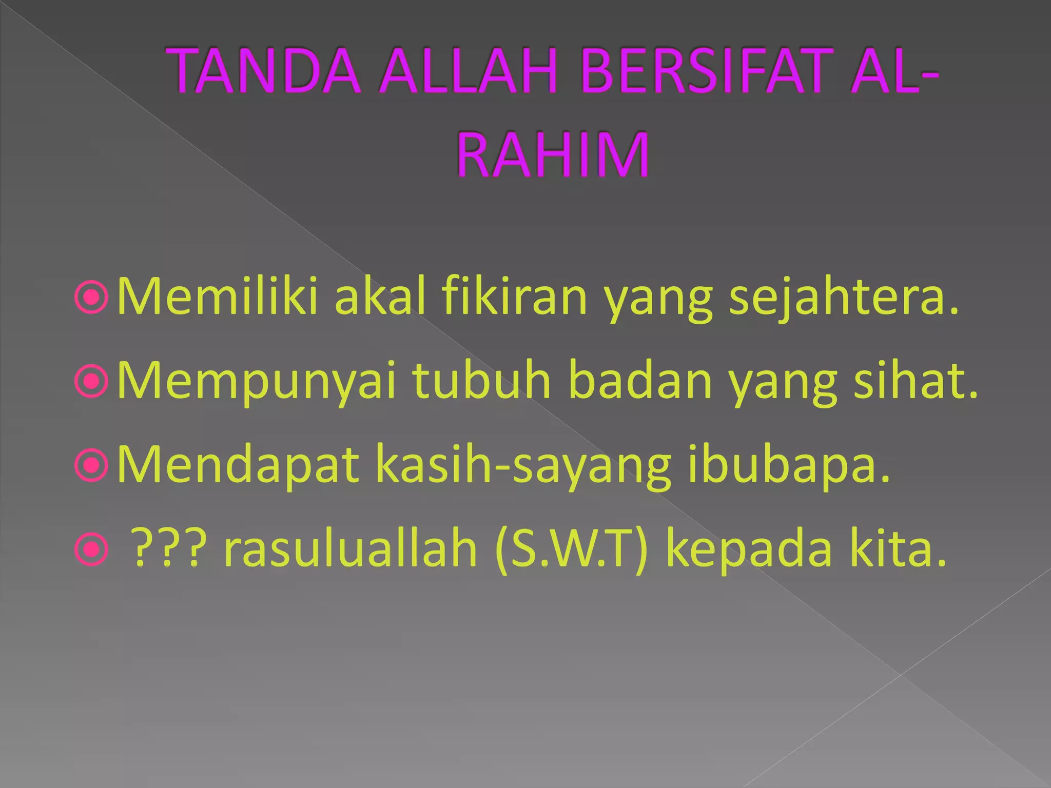 Ar rahim(allah maha penyayang) | PDF