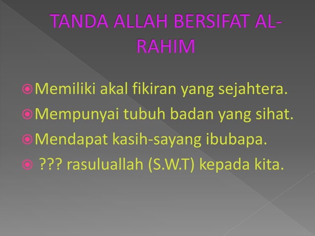 Ar rahim(allah maha penyayang) | PDF