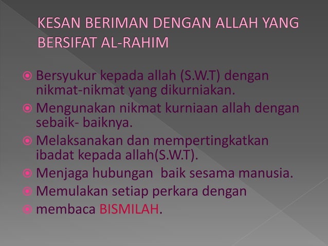 Ar rahim(allah maha penyayang) | PDF