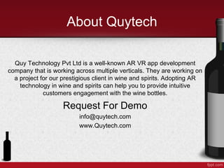 Augmented Reality Wine Labels App- Bring life to Wine label | PPT