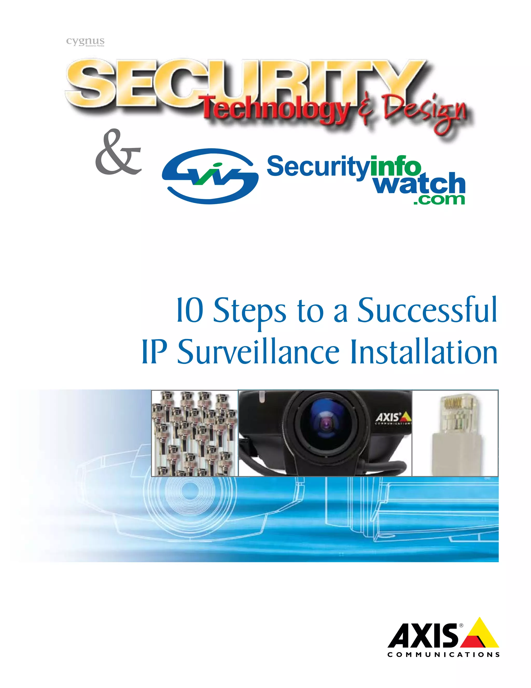 10 Steps To a Successful IP Surveillance Installation | PDF