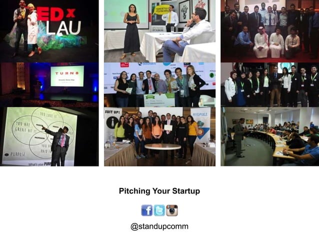 Pitching your Startup by StandUp Communication | PPT