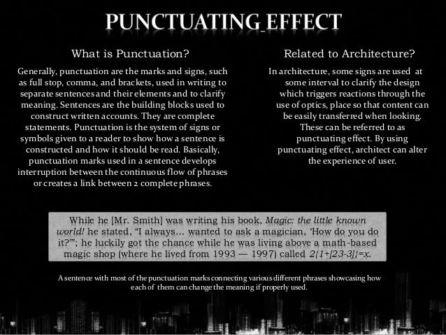 Punctuating Effect | PPTX