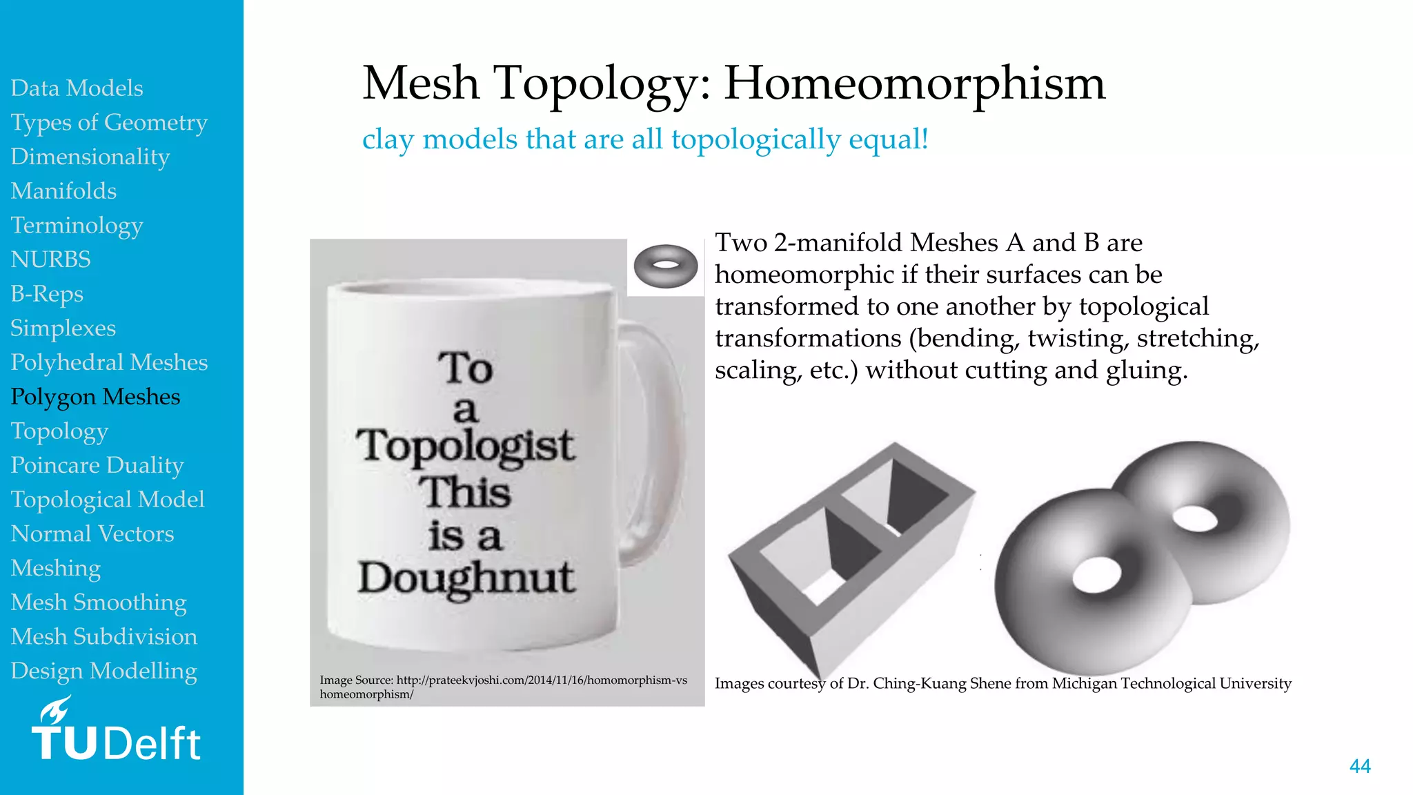 Ar1 twf030 lecture2.1: Geometry and Topology in Computational Design | PDF