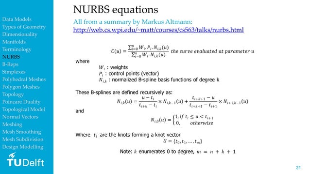 Ar1 twf030 lecture2.1: Geometry and Topology in Computational Design | PPT