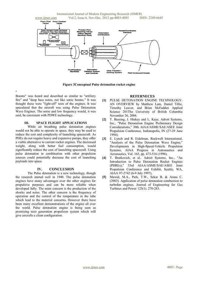 Pulse Detonation Engine - A Next Gen Propulsion | PDF