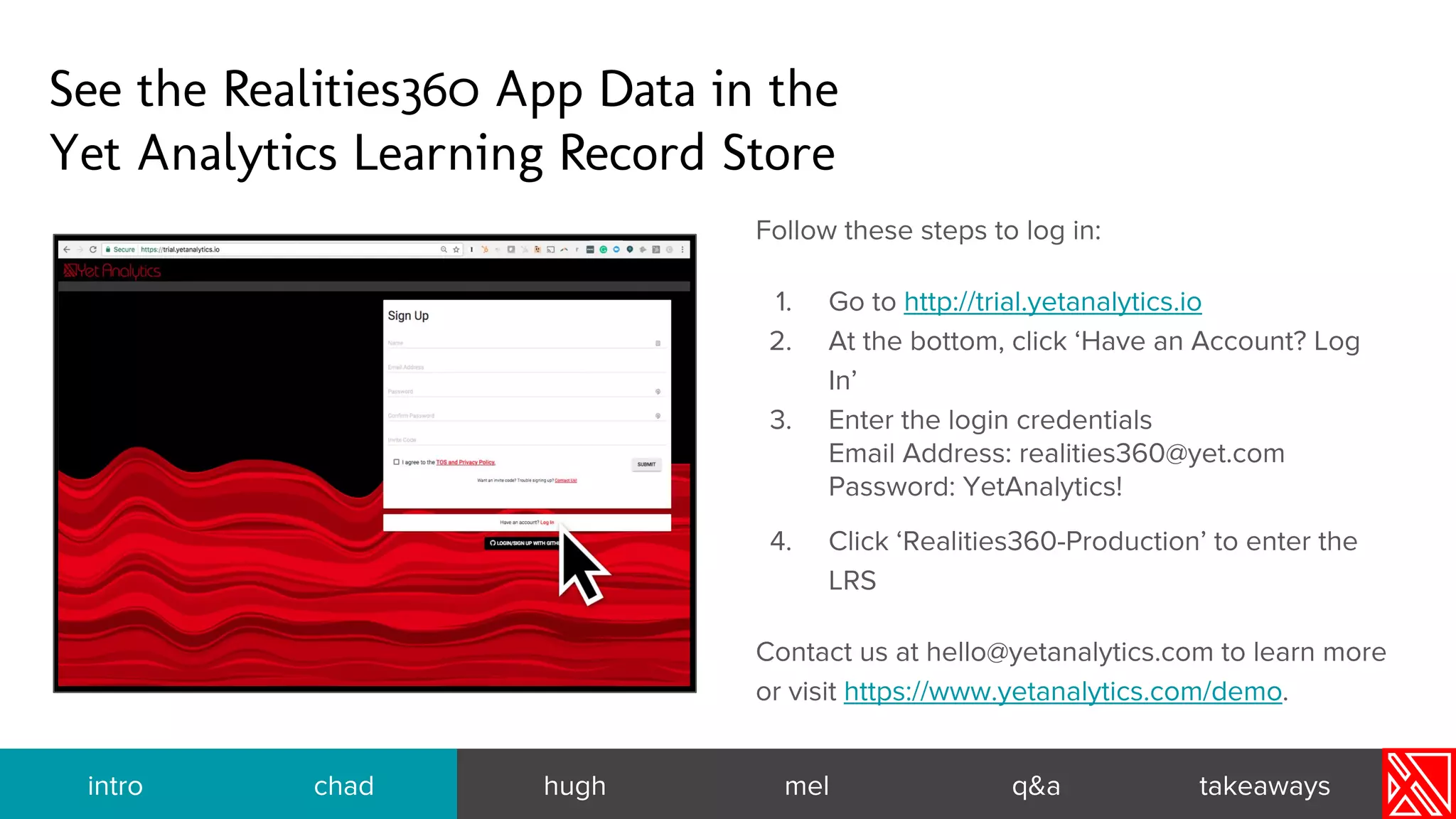 VR/AR + xAPI: Tracking Next-Gen Learning | PPT