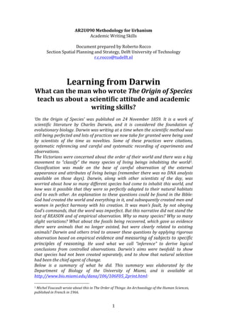 Learning from Darwin: What can the man who wrote The Origin of Species ...