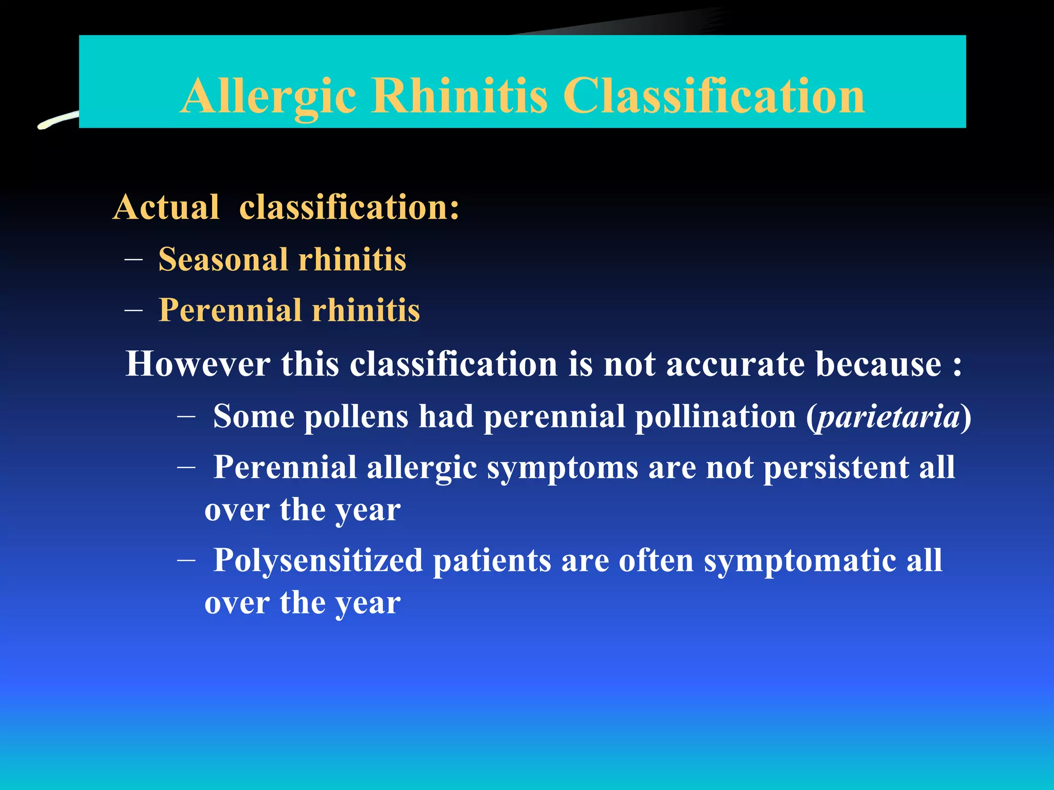 Allergic Rhinitis | PPT