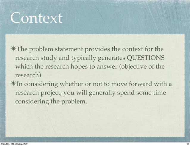 Context The Problem Statement Provides context-the-problem-statement-provides