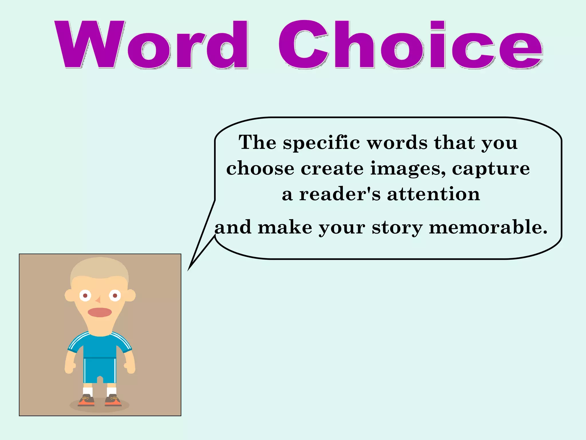 6 Traits - word choice | PPT