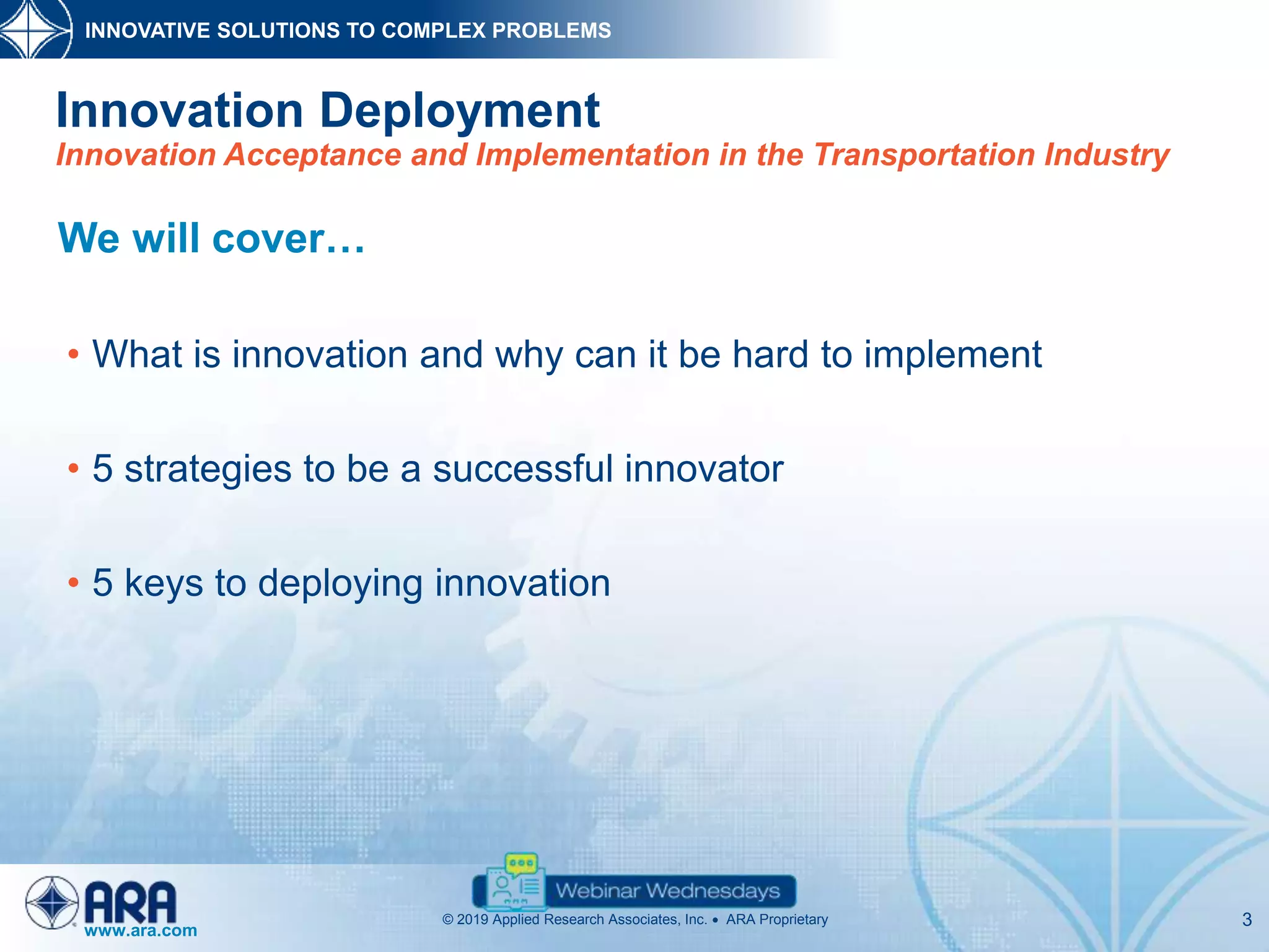 Innovation Deployment | PPT