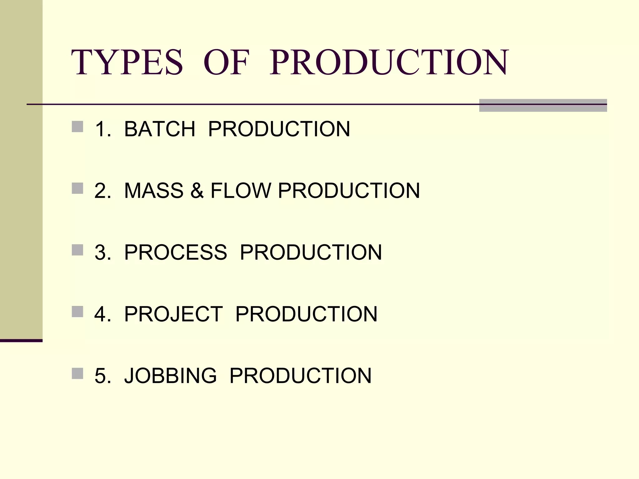 production management, objectives ,PPC and its functions ,types of ...