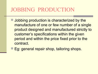 production management, objectives ,PPC and its functions ,types of ...