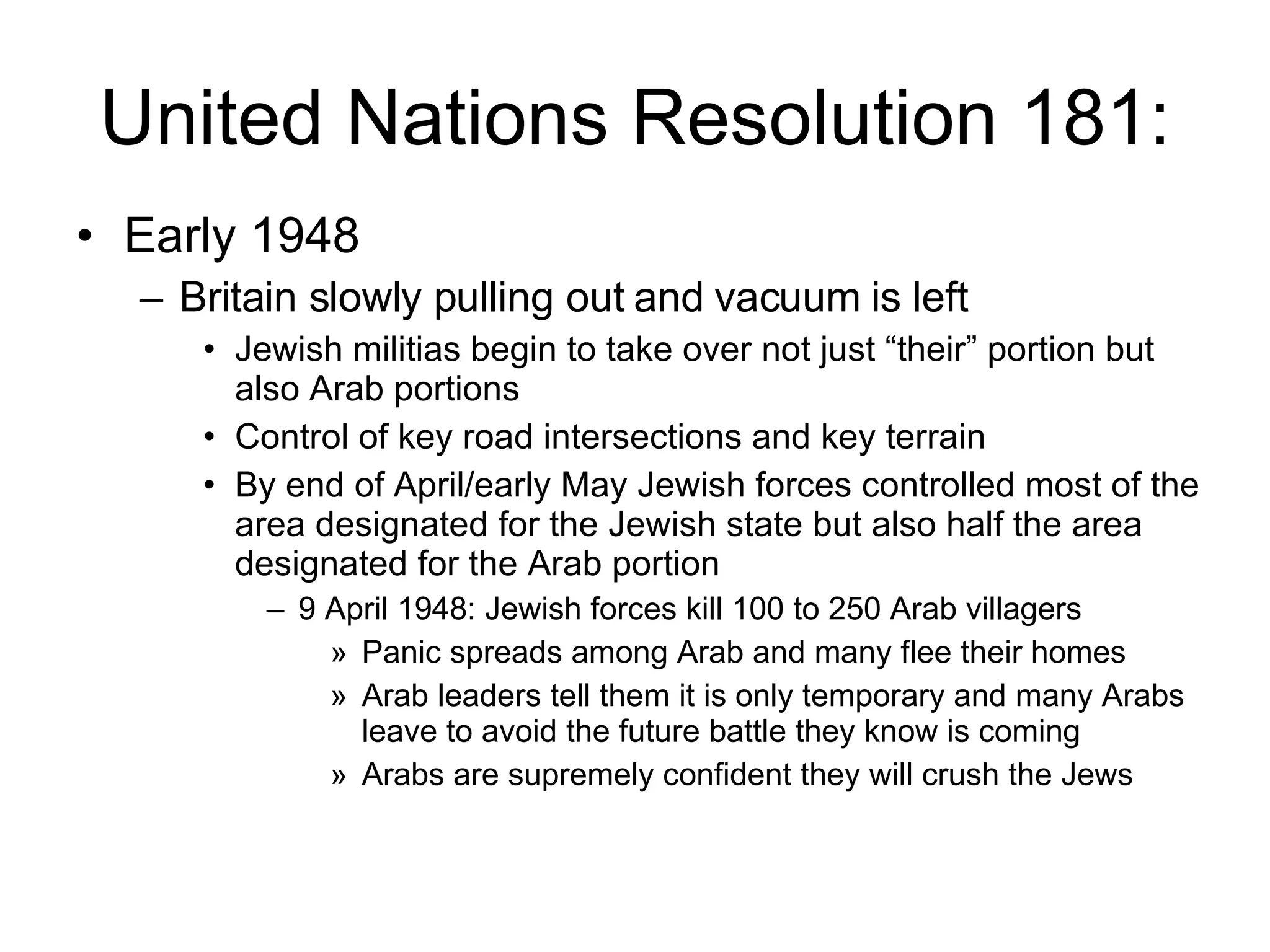Arab And Israel | PPT