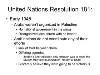 Arab And Israel | PPT