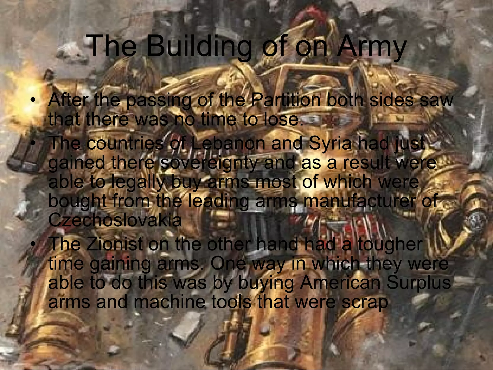 Arab Israeli War Of 1948 | PPT